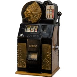 25 Cent Jennings Chief Jackpot Slot Machine
