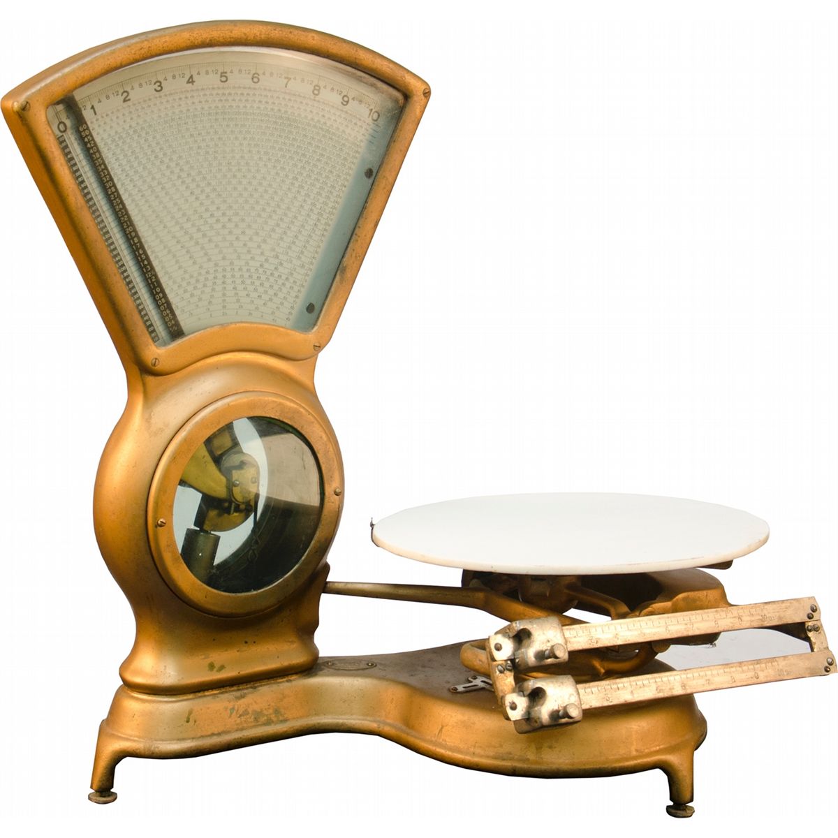 Early Cast-Iron Stimpson Computing Scale Co. 10lb. Scal