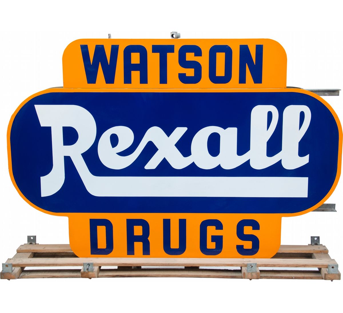 Large Rexall "Watson Drugs" Double-sided 3D Sign in