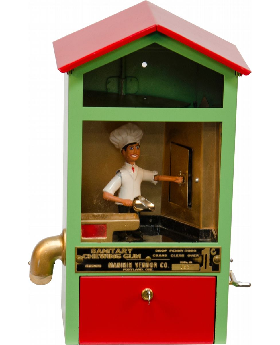 1 Cent "Baker Boy" Automaton Gumball Vending Machine