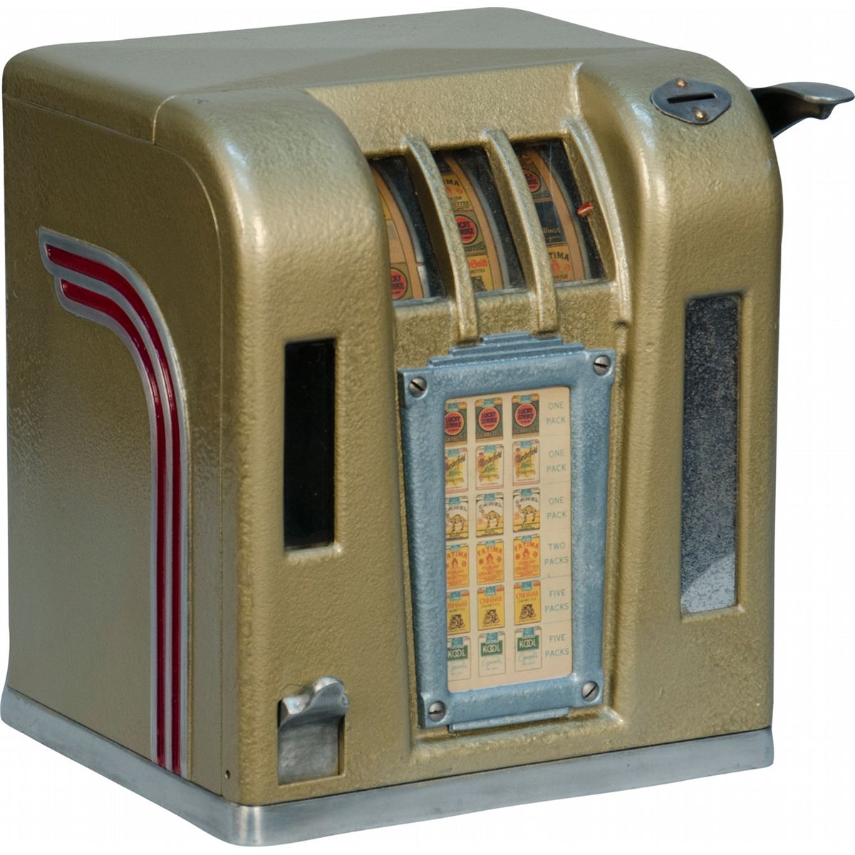 1 Cent "Zephyr" Cigarette 3-Reel Trade Stimulator c1937