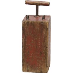 Antique Wooden Dynamite Blasting Machine Box