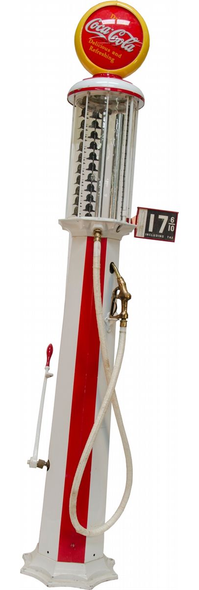 Early "Visible" Gas Pump By The American Oil Pump And T