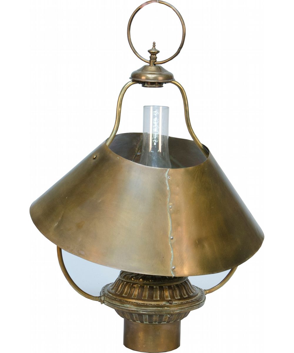 Brass Hanging Saloon Style Kerosene Lantern