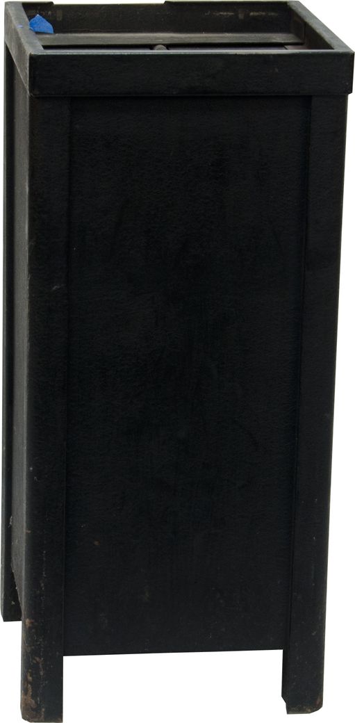 Early Metal Slot Machine Stand w/ Locking Device