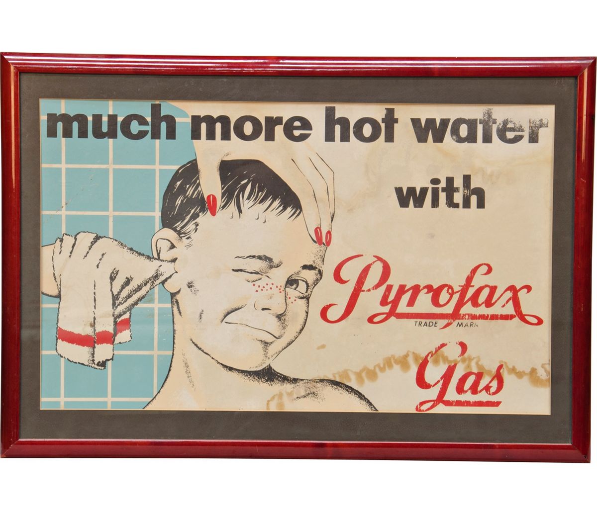 Pyrofax Gas Cardboard Sign
