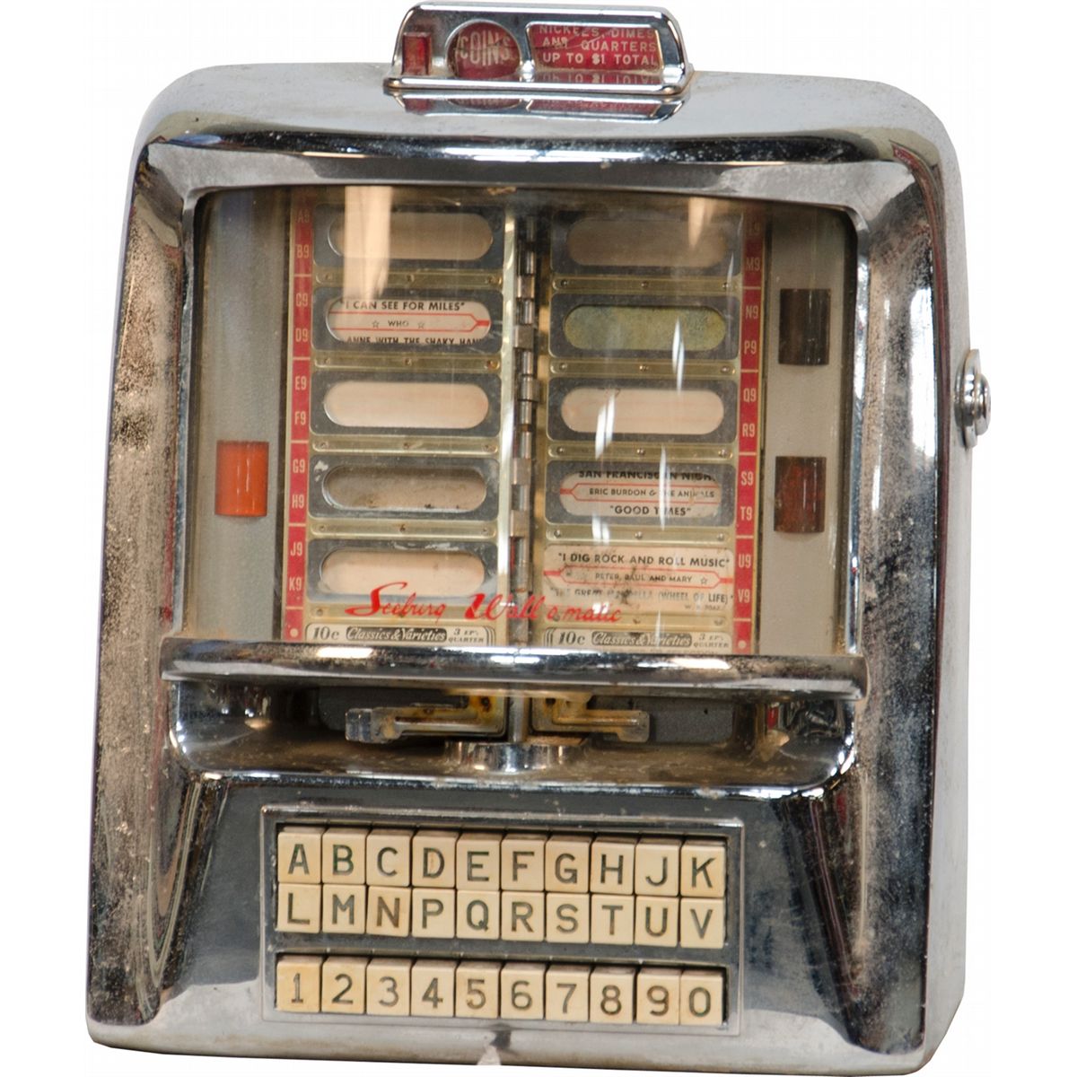 Seeburg Wall-O-Matic Remote Jukebox Song Selector