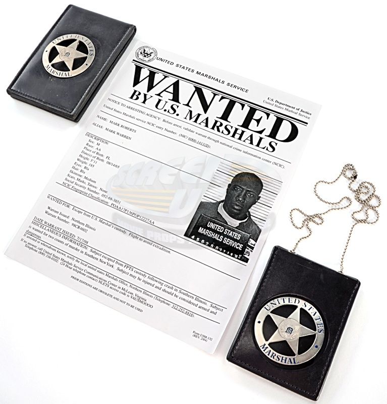 U.S. Marshals - Chief Deputy Marshal Samuel Gerard's Badges & ID