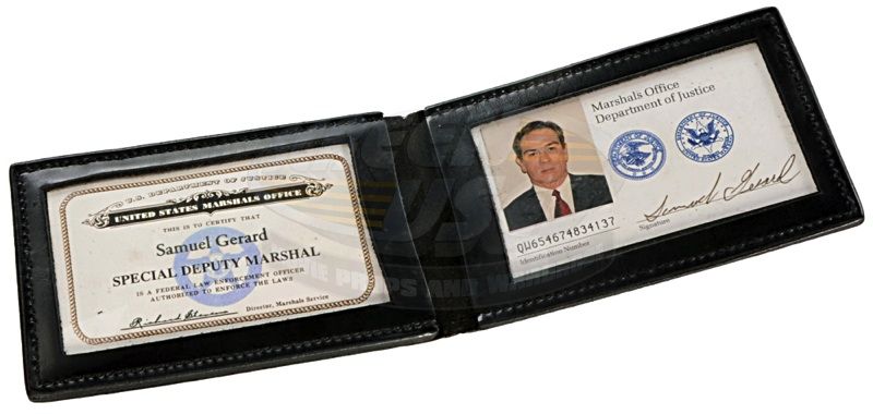 U.S. Marshals - Chief Deputy Marshal Samuel Gerard's Badges & ID