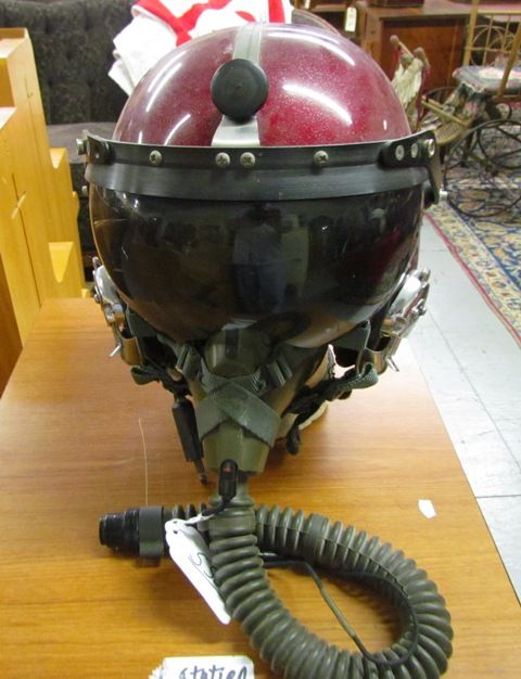 Early WWII Jet Fighter Helmet, Goggles and Air Mask