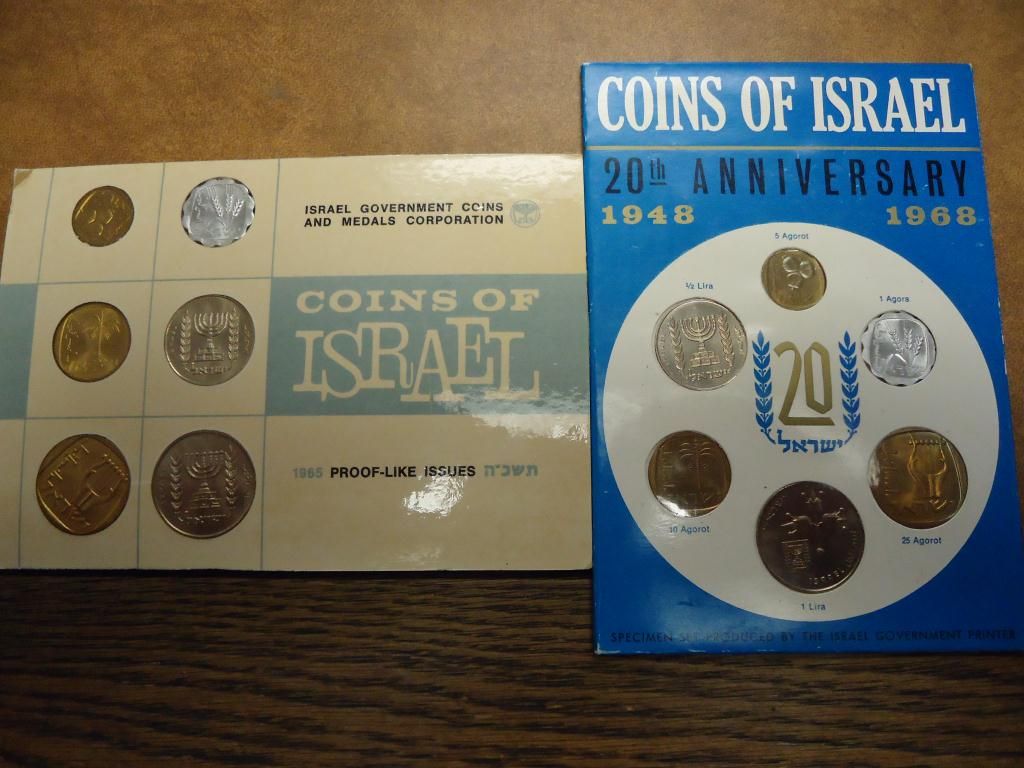 1965 & 68 ISRAEL COIN SETS