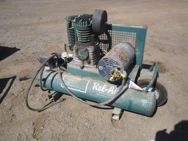 RolAir Twin Tank Electric Air Compressor