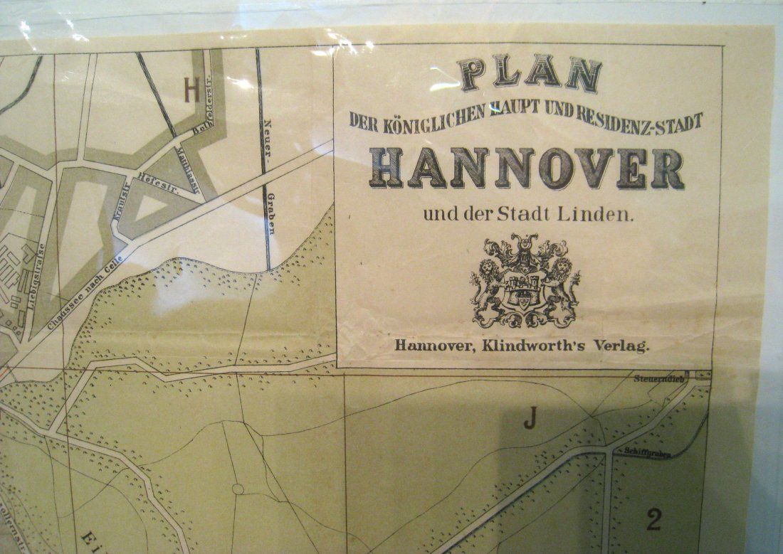 Map Of Hanover, Germany