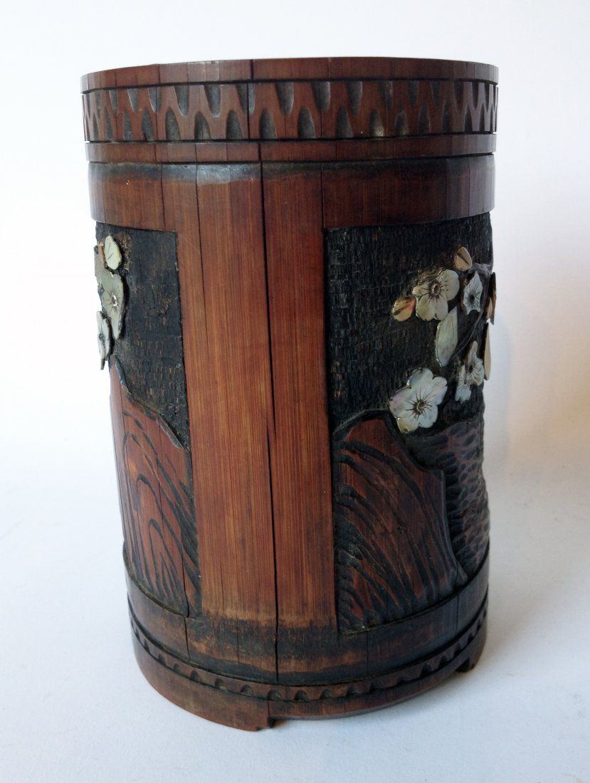 Fine Chinese Bamboo Brush Pot
