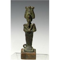 An Egyptian Osiris Statue Amulet