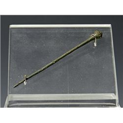 A Roman Bronze Hair Pin, Custom Mount