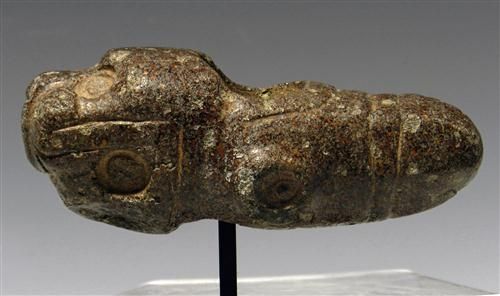 A Costa Rican Snake-Form Mace head