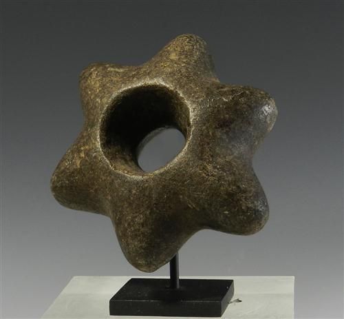 An Inca Six-Pointed Star Mace Head