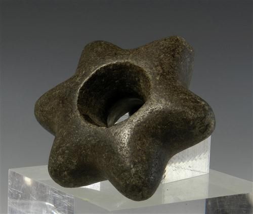 An Inca Six-Pointed Star Mace Head