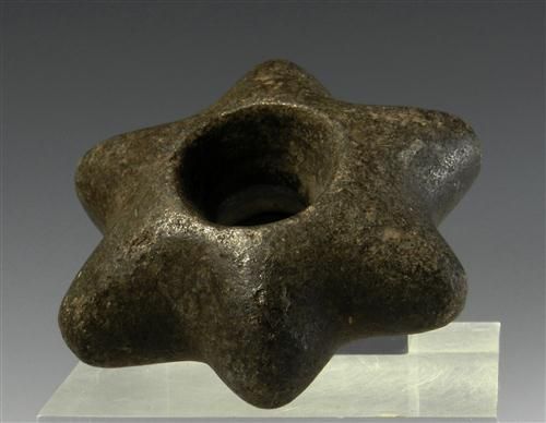 An Inca Six-Pointed Star Mace Head