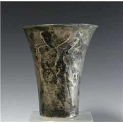 A Pre-Columbian Chimu Silver Kero