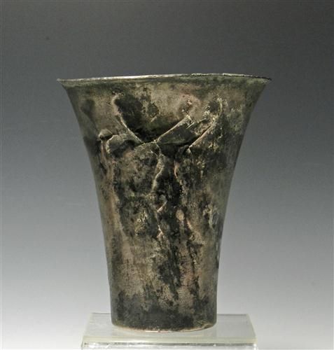 A Pre-Columbian Chimu Silver Kero