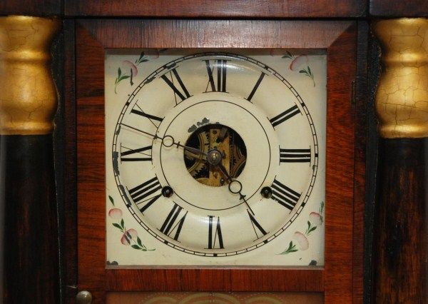 SETH THOMAS PLYMOUTH 8 DAY HOLLOW COLUMN CLOCK