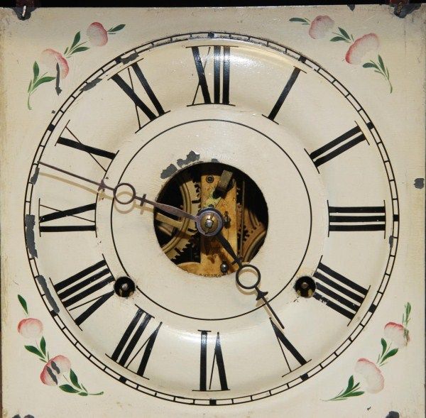 SETH THOMAS PLYMOUTH 8 DAY HOLLOW COLUMN CLOCK