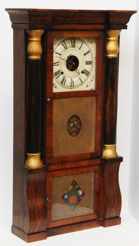 SETH THOMAS PLYMOUTH 8 DAY HOLLOW COLUMN CLOCK