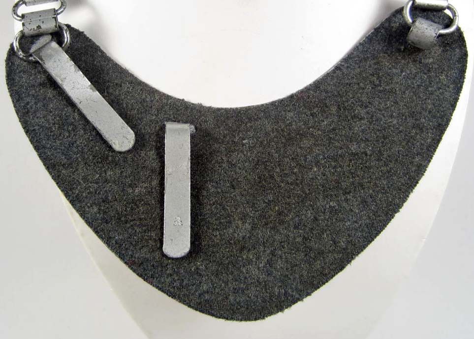 RARE GERMAN NAZI POLICE GORGET W/ NECK CHAIN