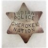 OLD WEST CHEROKEE NATION INDIAN POLICE COWBOY ERA LAW BADGE