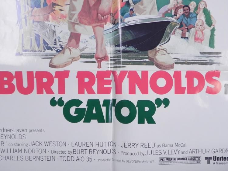 Gator Movie Poster Burt Reynolds 1976