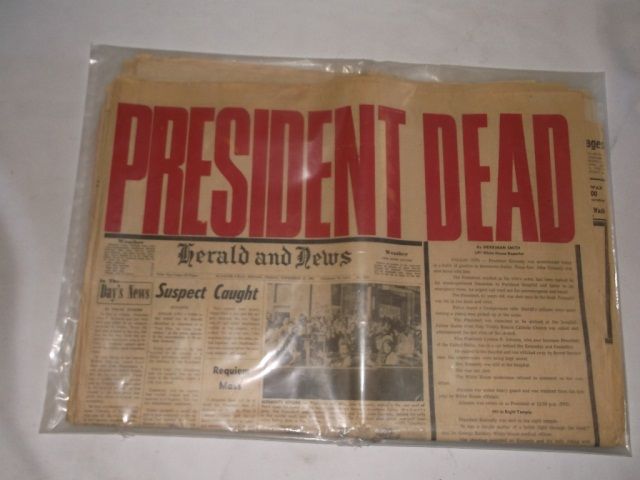 Klamath Falls Nov 22nd 1963 Oregon Newspaper Dated Nov. 22 1963 ...