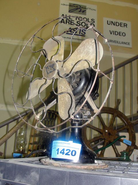 Early 1800s electric room fan