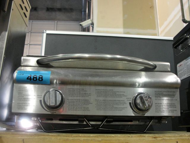 Nexgrill stainless steel portable BBQ