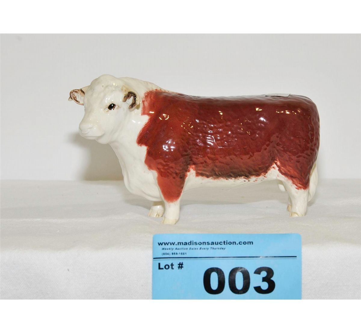 Beswick porcelain cow figurine