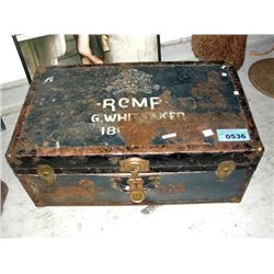 Late 19th century RCMP trunk