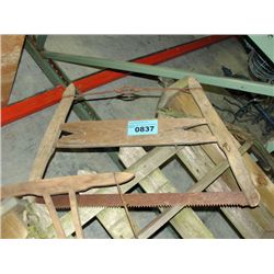 Wood handled swede saw