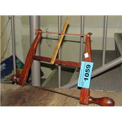 Small wood crafted swede saw