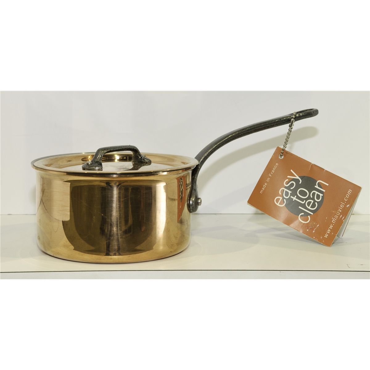 New Mauviel 1830 copper 3.7quart lidded pot