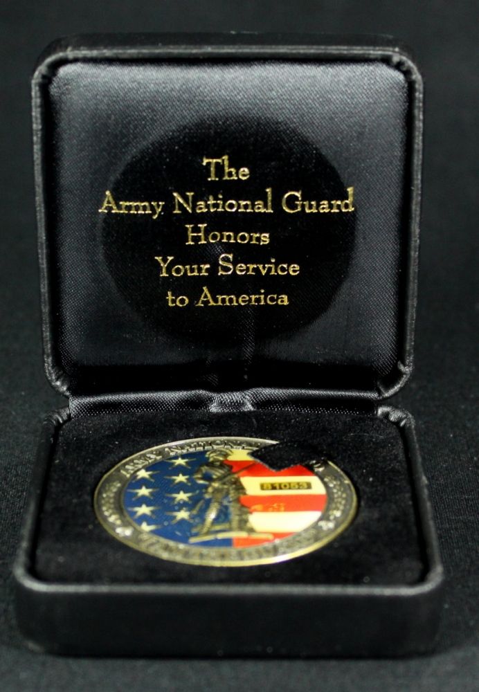 Lot of (4) Army National Guard "Defender of Freedom" Pieces of ...