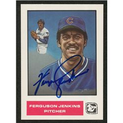 Ferguson Jenkins Signed Cubs Vintage Baseball Card (JSA)