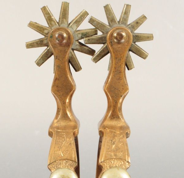 North And Judd Anchor Marked Hercules Bronze Spurs