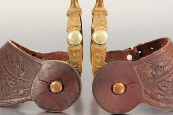 North And Judd Anchor Marked Hercules Bronze Spurs