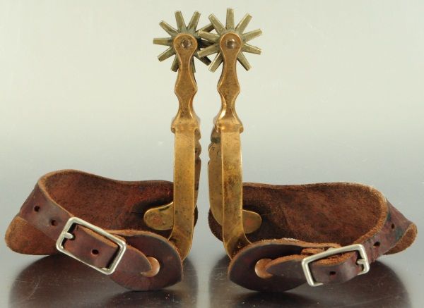 North And Judd Anchor Marked Hercules Bronze Spurs