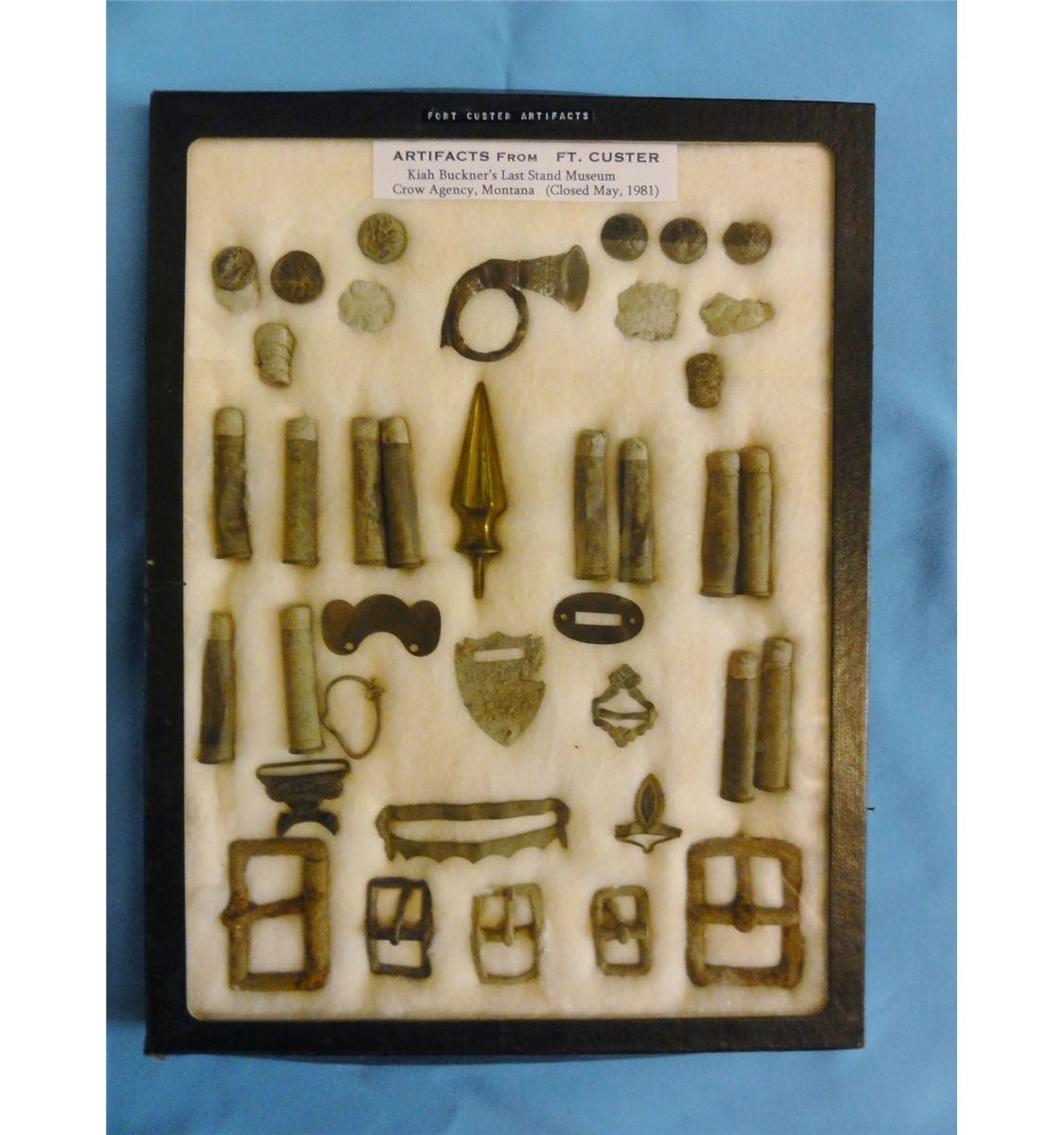 Custer Era Artifact tray