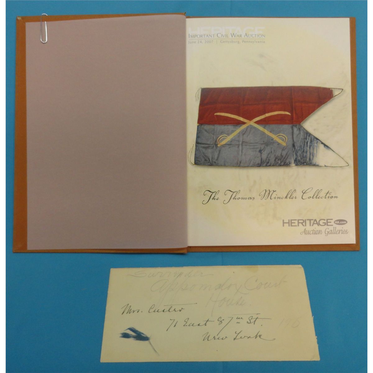 Custer’s Appomattox Campaign Silk Flag chard, handmade by Elizabeth ...