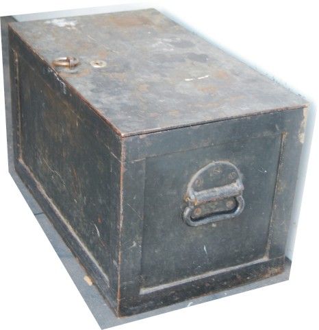 Large 1800's strong box
