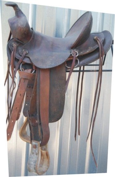 Hamley 1940's high back saddle