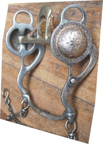 Visalia full silver overlaid spade bit